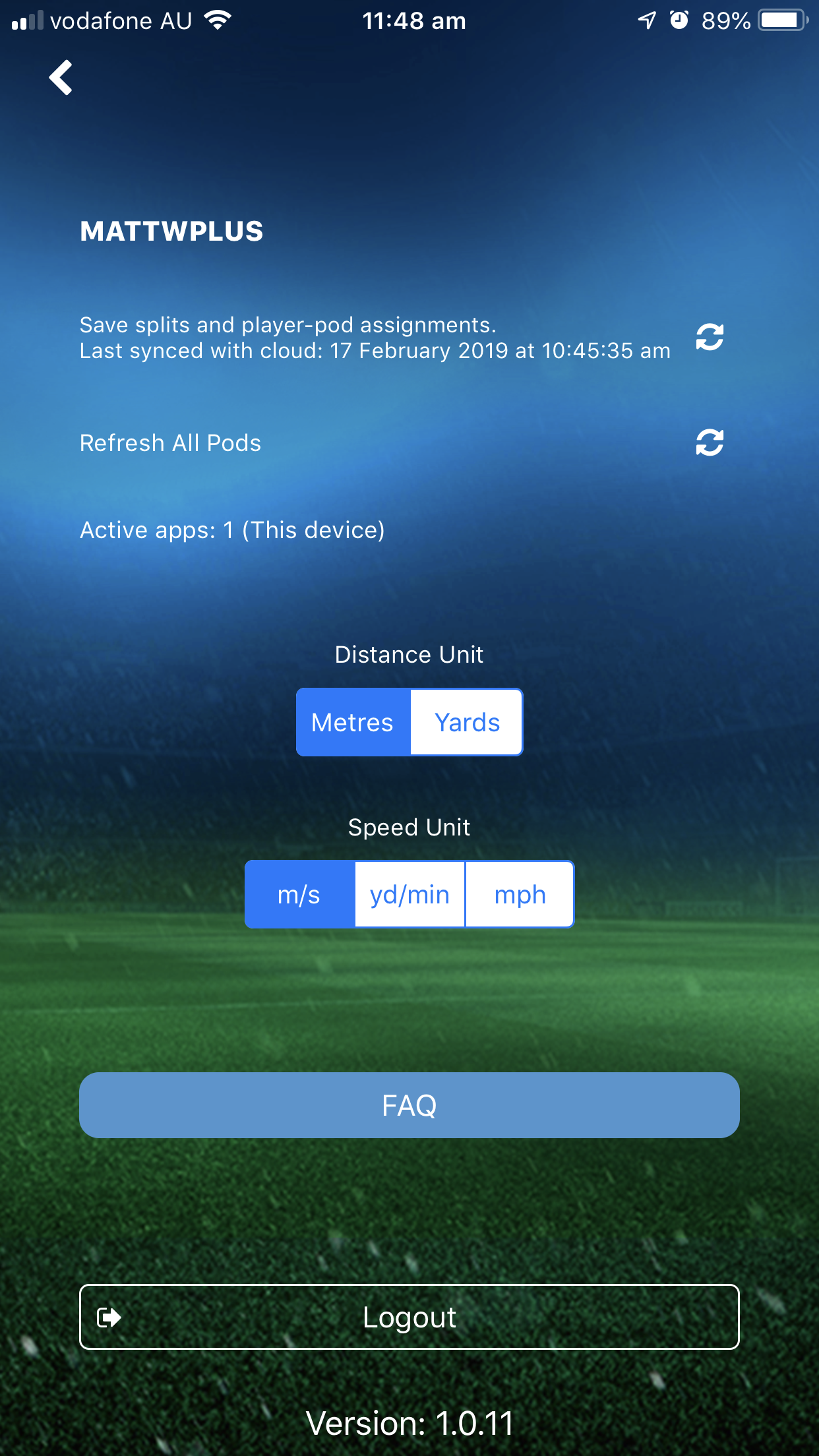 PlayerTek+ App – Catapult PlayerTek Plus