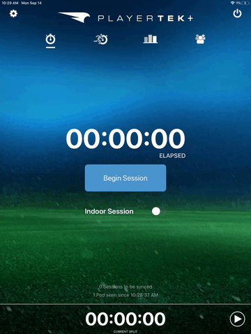 PlayerTek+ Indoor Mode – Catapult PlayerTek Plus