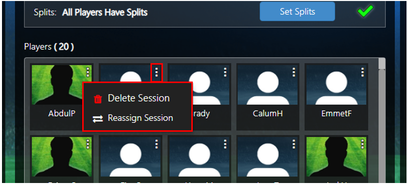 How to Reassign Session – Catapult PlayerTek Plus