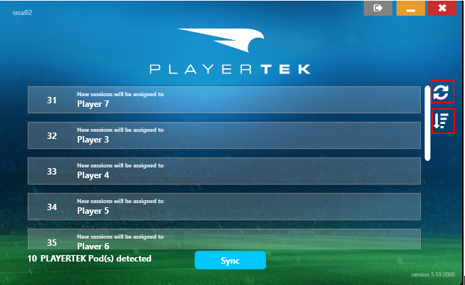Syncing and Assigning Pods – Catapult PlayerTek Plus